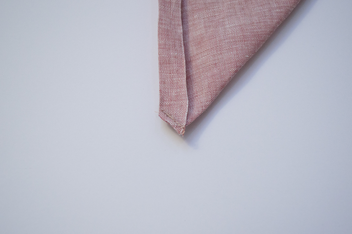 Mitered Corners on Napkins - Everybunny Crafts